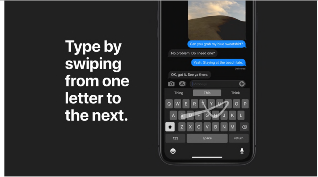 How To Enable And Disable Swipe Keyboard Feature On Iphone With Ios 13