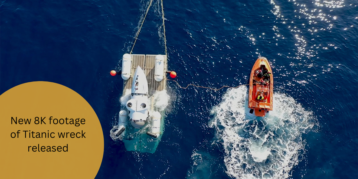 New 8K footage of Titanic wreck released